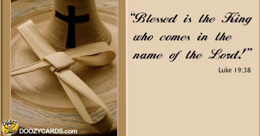 Palm Sunday eCard | Palm Sunday Greetings | Doozy Cards