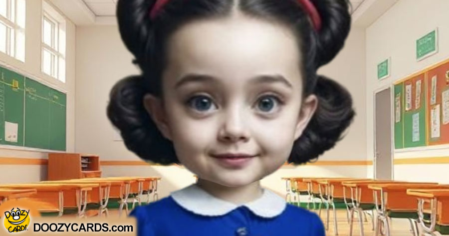 Talking School Girl, View the Popular Talking School Girl eCard